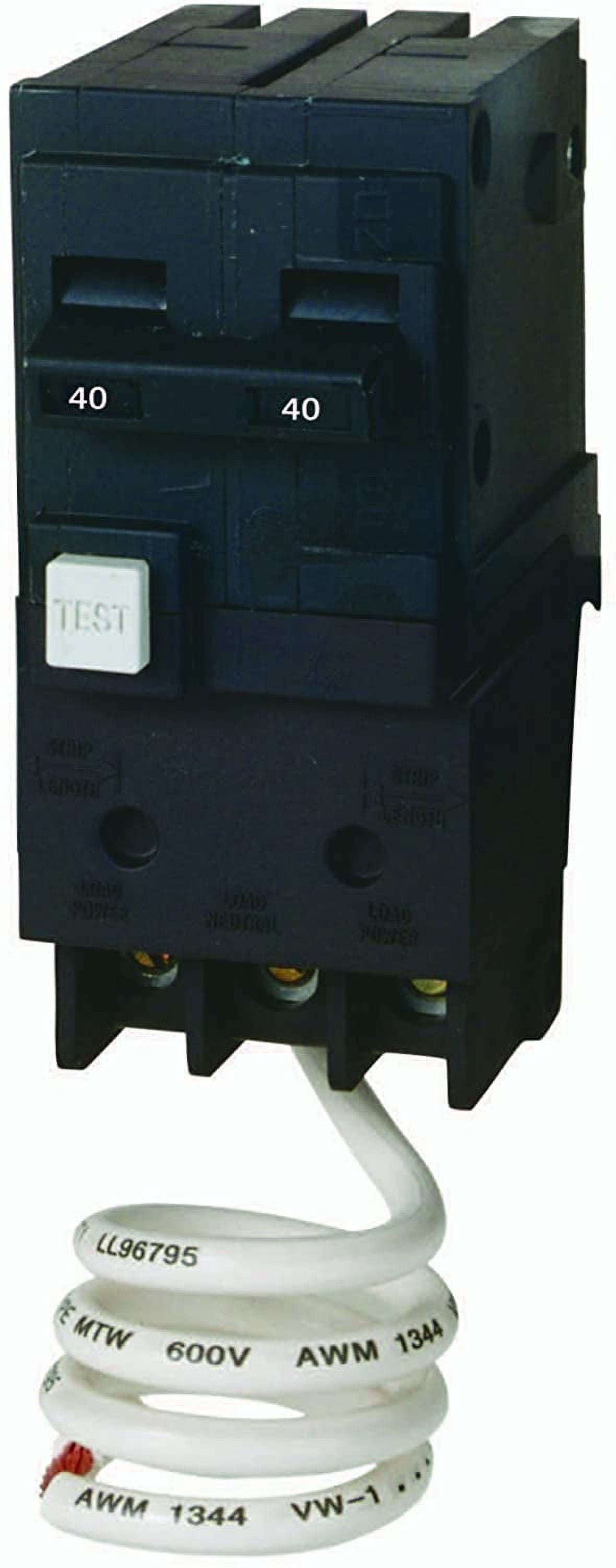 MP240GF 40-Amp 2 Pole 240-Volt Ground Fault Circuit Interrupter ...