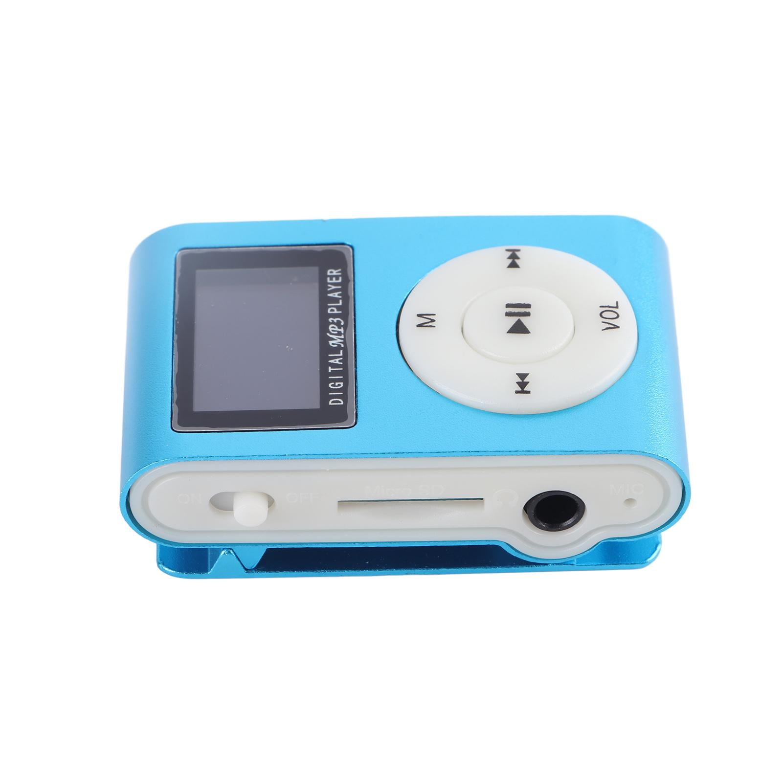MP3 Music Player 128M Song Card Portable Mini Music Player with Metal Shell for Students Sports ...