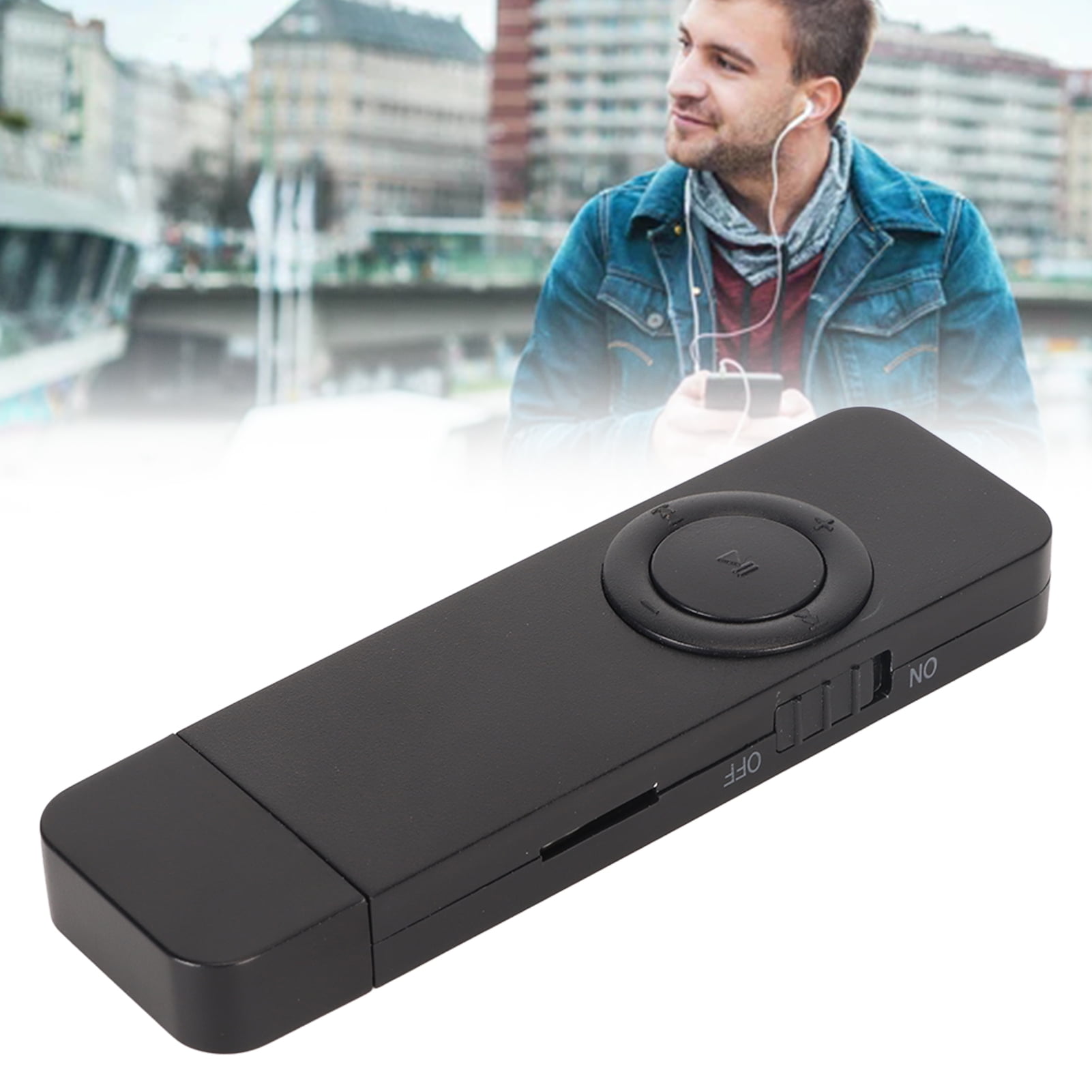 MP3 Music Player, Lightweight USB Flash Drive 180mah Battery 8GB Memory ...