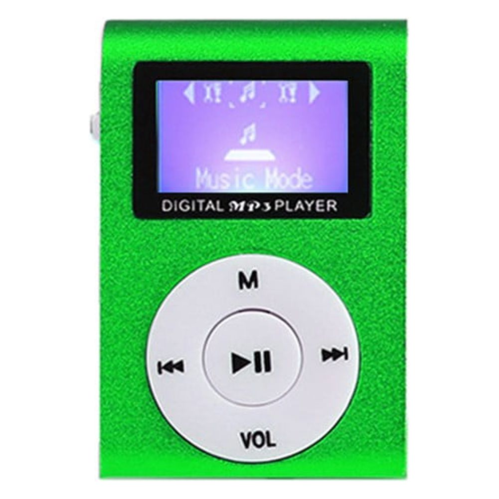MP3 Music Player With Digital LCD Screen Mini Clip Support 32GB MicroSD ...