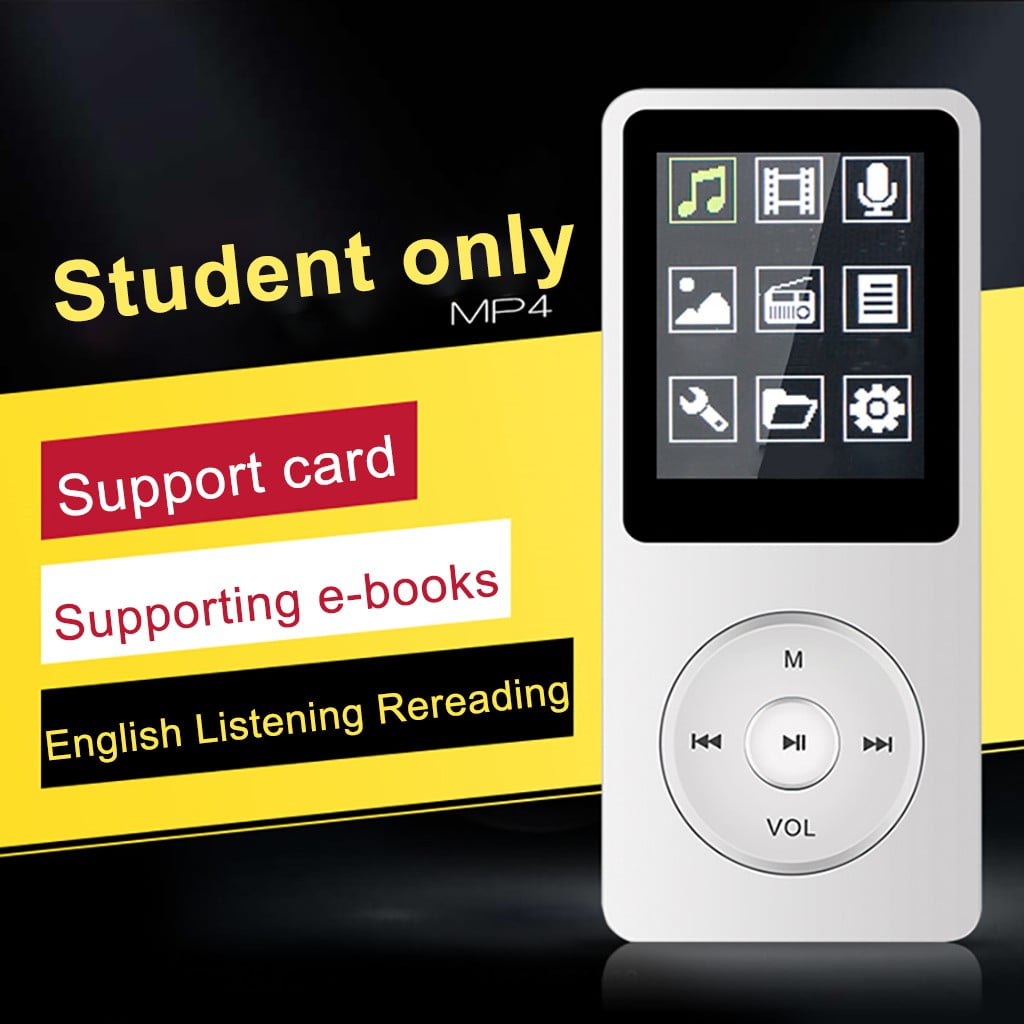 MP3 Player 32GB with Speaker Earphone Portable HiFi Lossless Sound MP3 ...