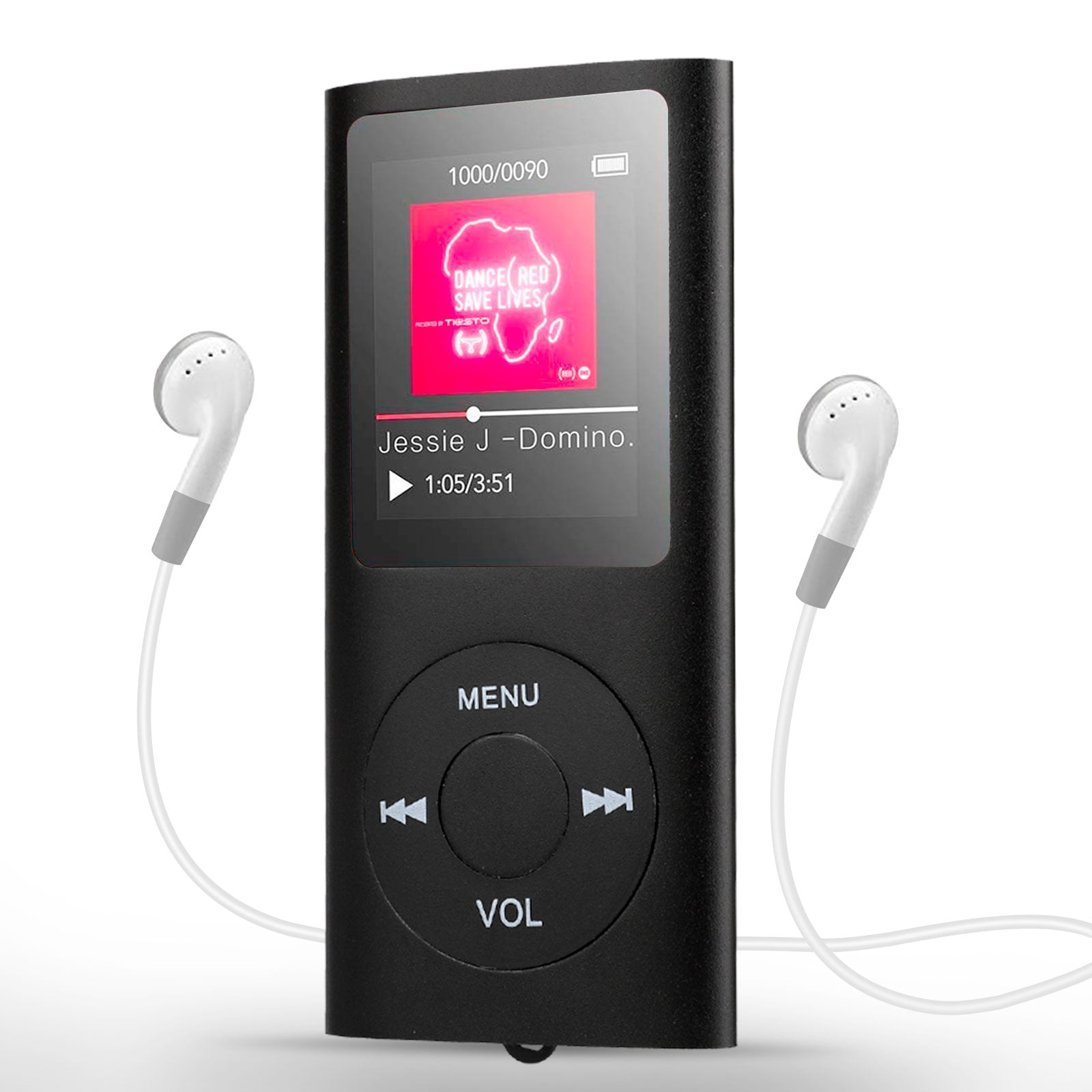 Portable 64GB MP3 Player with Lossless Sound, FM Radio, Voice Recorder ...