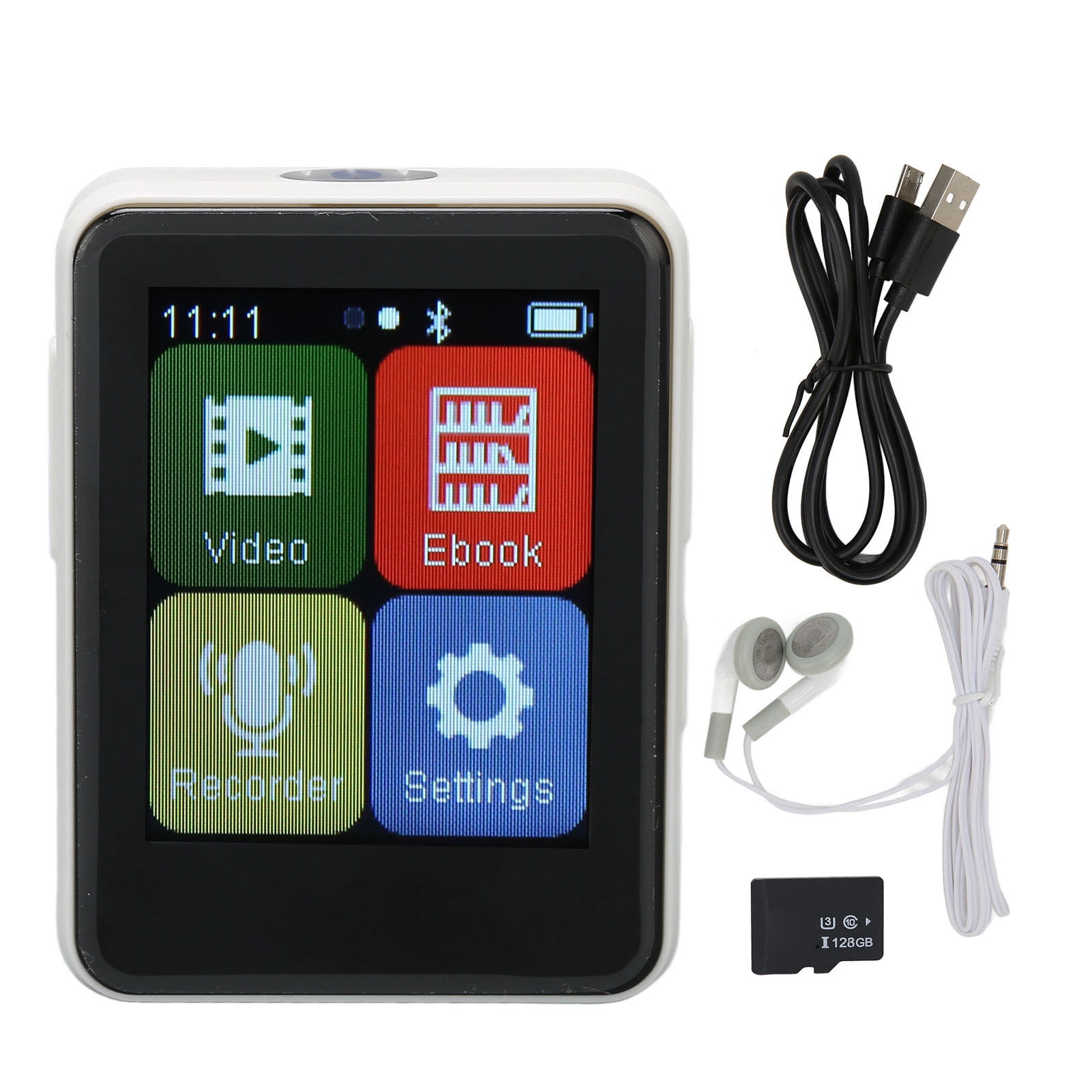 MP3 Player Bluetooth 5.0 Intelligent HD Noise Reduction FM Radio ...