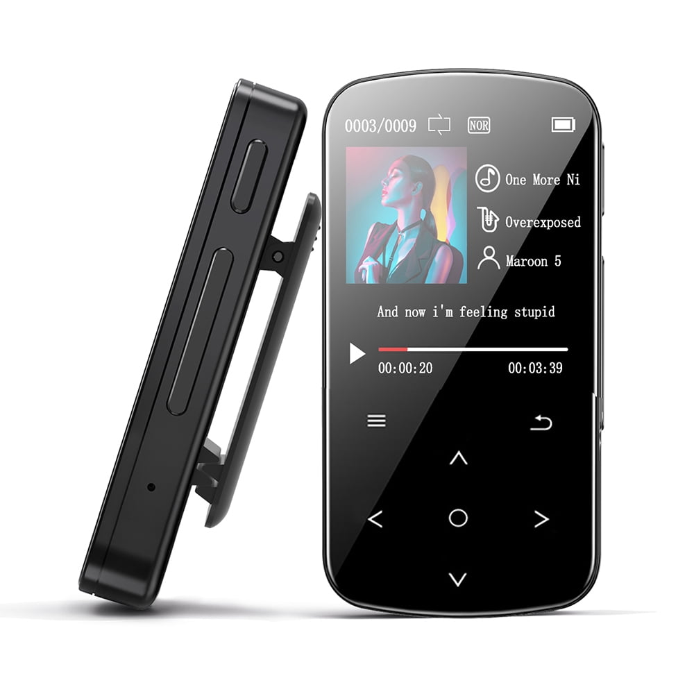 MP3 Player Bluetooth 5.0 Sport 32GB with 1.5 inch TFT color screen ...