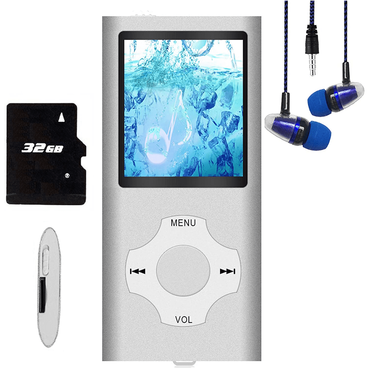 MP3 Player / MP4 Player, Hotechs MP3 Music Player with 8GB Memory SD ...