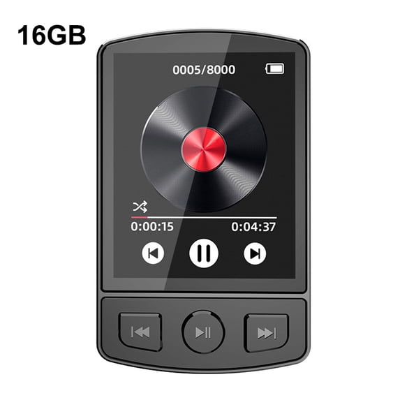 MP3 Player Music Player Button Bluetooth-Compatible 5.2 for Sport(16GB ...