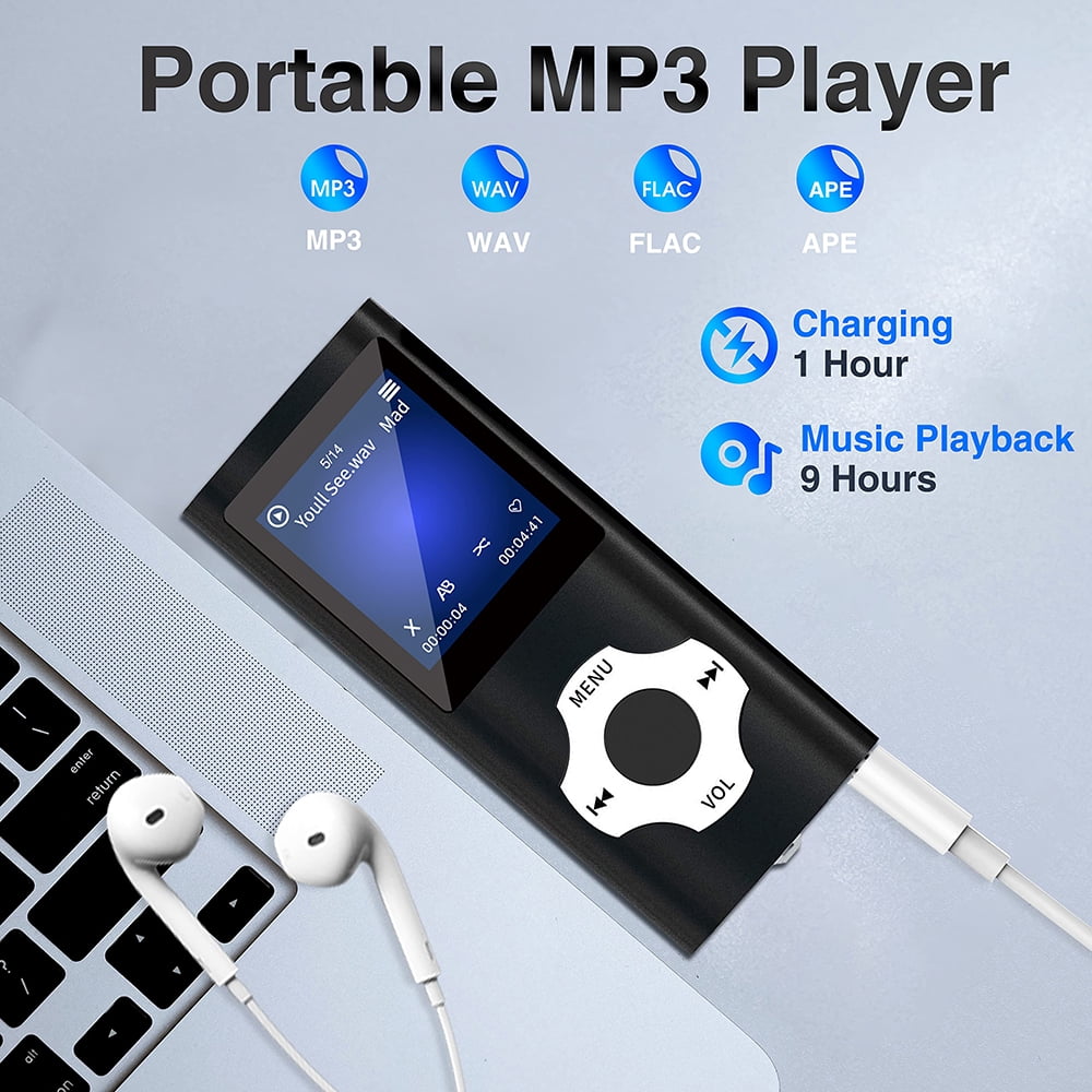 MP3 Player with Bluetooth 5.0, Music Player with 32GB TF Card,FM ...