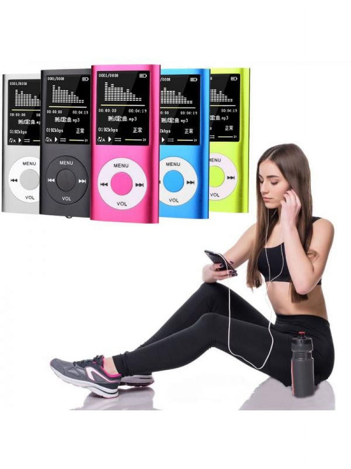 MP3 Player with Speaker FM Radio Earphone Portable HiFi Lossless Sound ...