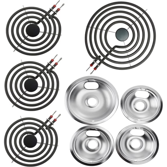 "Free Shipping! MOTMAX Electric Burner Element Replacements 6"" and 8 ...