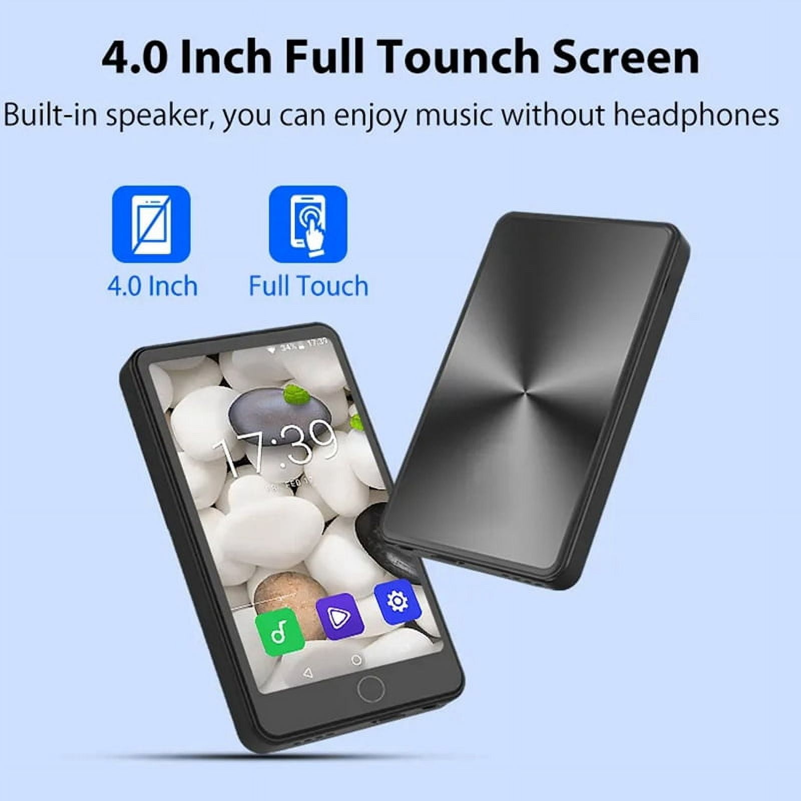 MP4 Player Portable Touch Screen Bluetooth WiFi MP3 MP 4 Video Music - Walmart.com