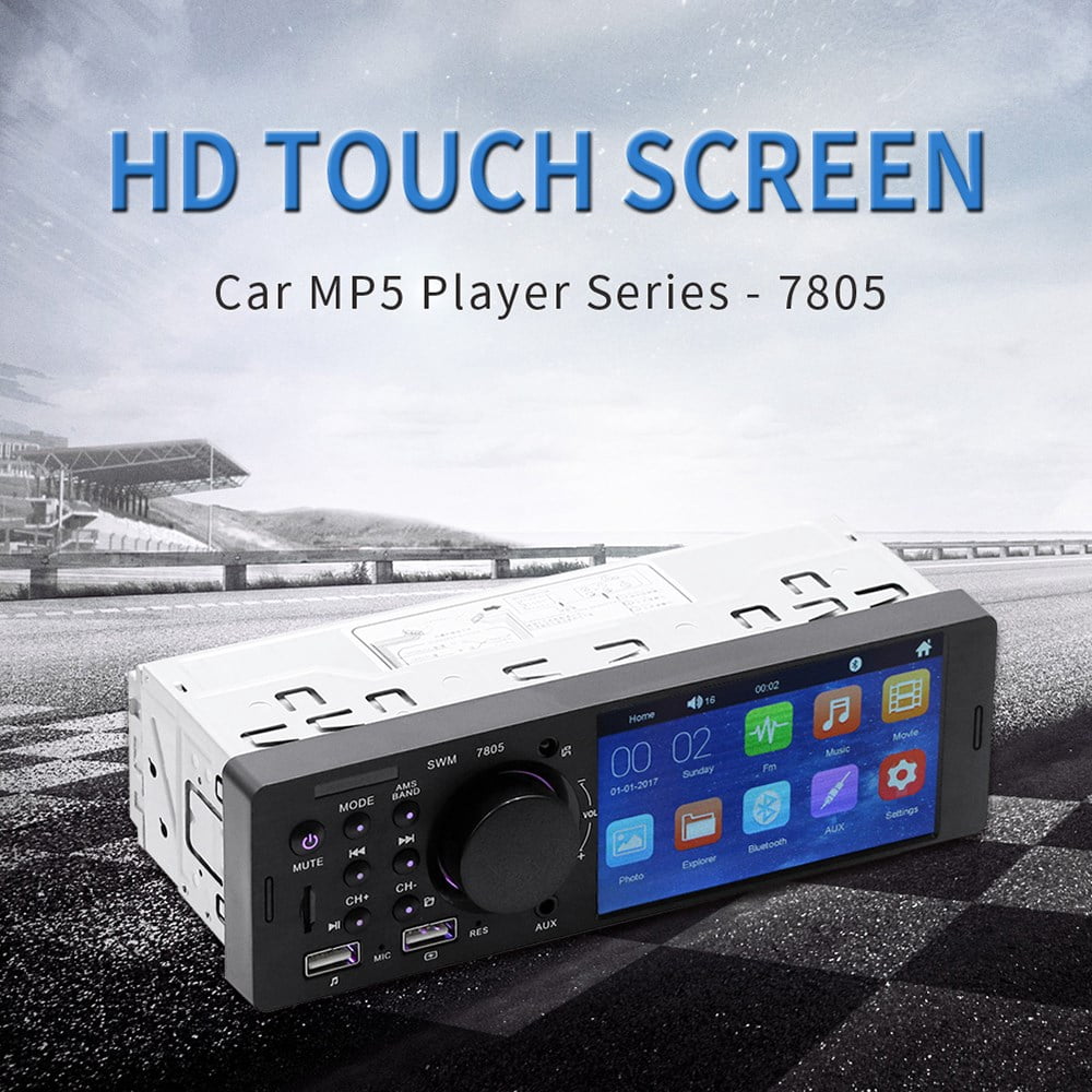 MP5 Car Player 1 Din 4.1 Inch Touch Screen Car Stereo Bluetooth ...