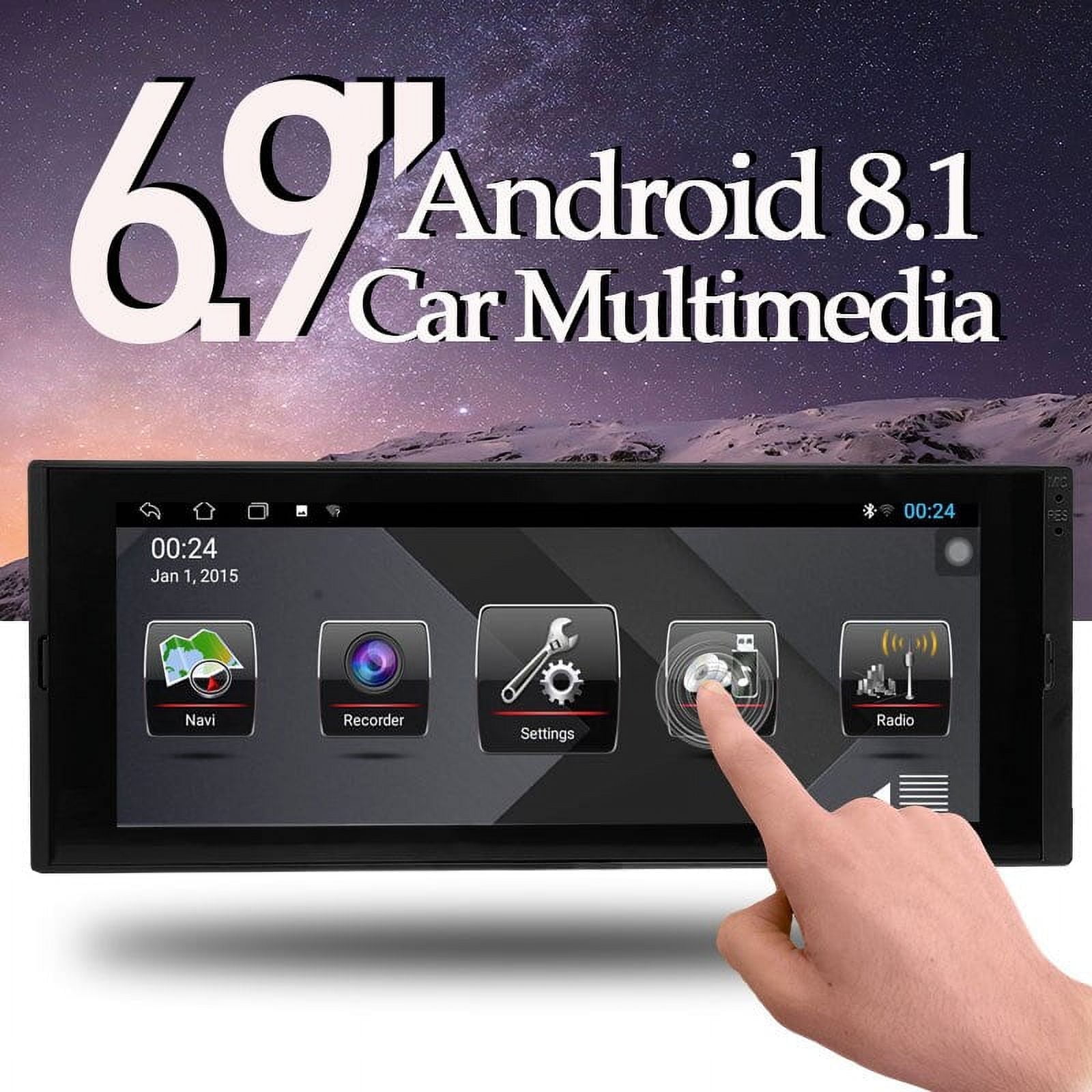 MP5 Player Car Radio with Screen 1 DIN Touch Screen Bluetooth IPS ...