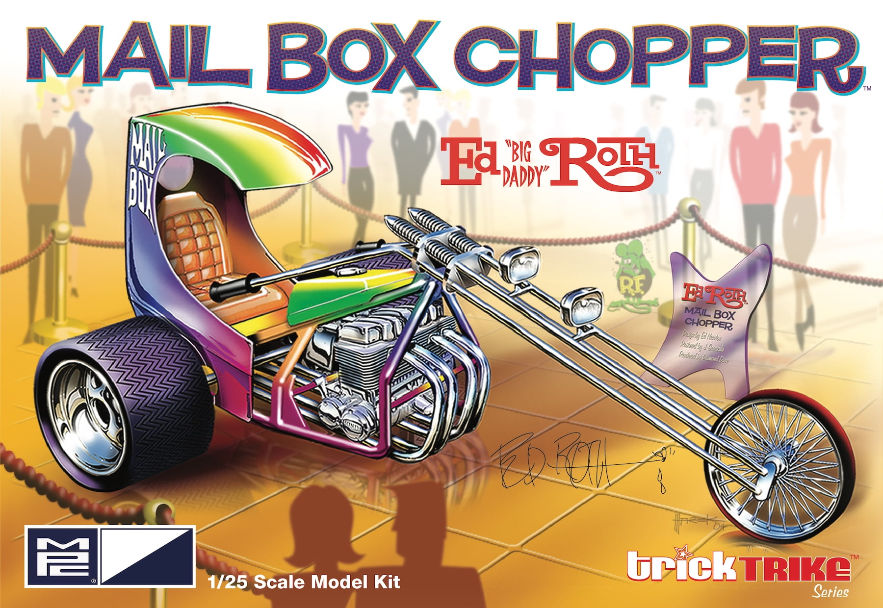 MPC 1/25 Ed Roth's Mail Box Clipper Trick Trike Series, MPC892 ...