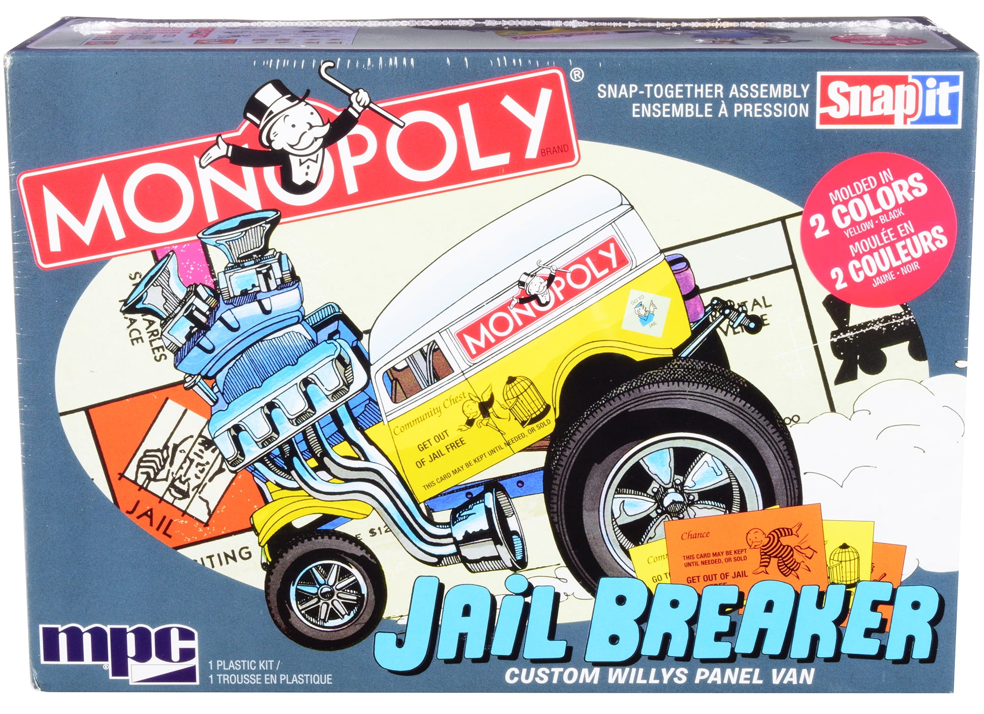 MPC Monopoly Jail Breaker Custom Willys Panel SNAP125 MPC946M Plastics ...