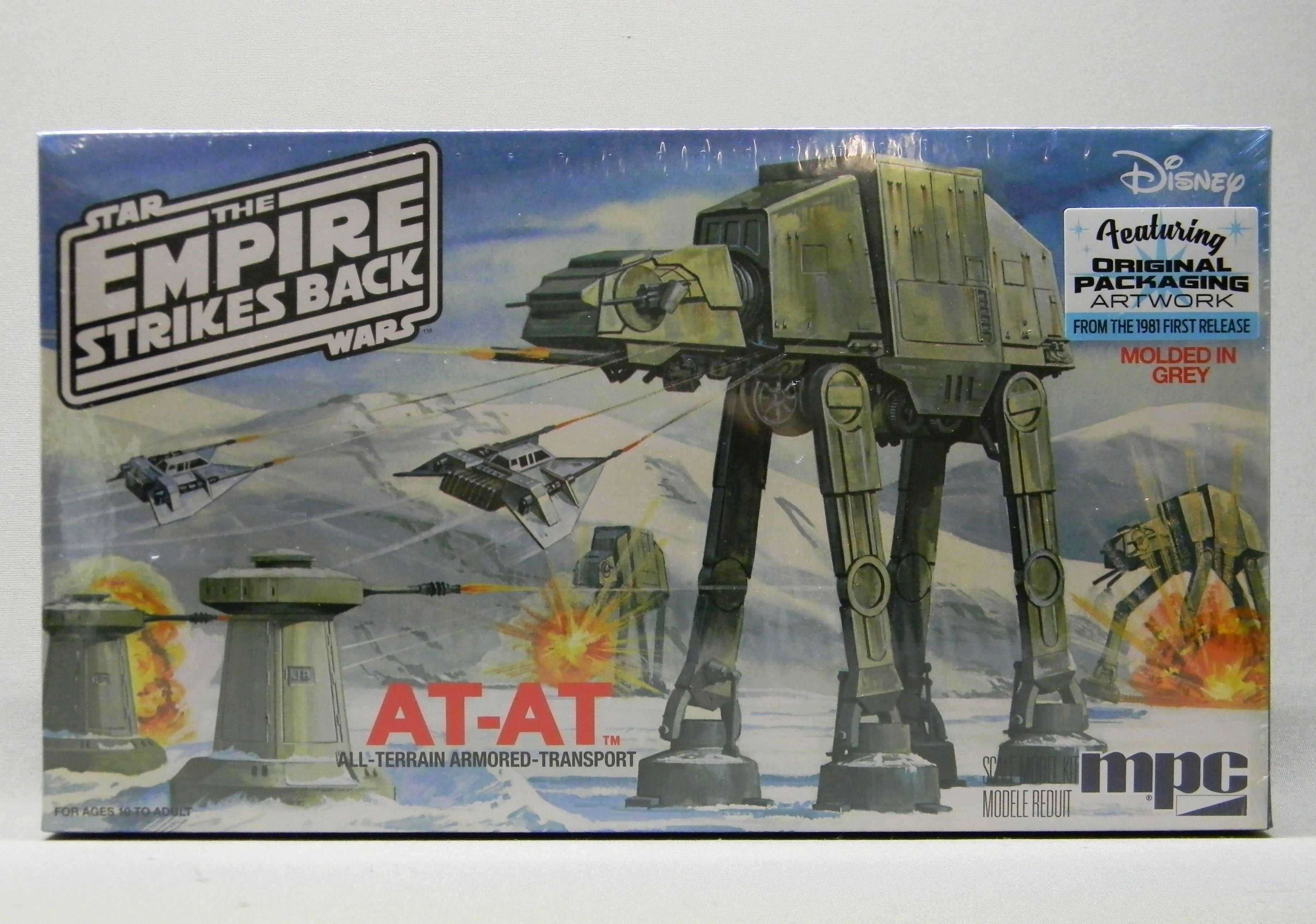 MPC STAR WARS EPISODE 5: THE EMPIRE STRIKES BACK AT-AT 1:100 Skill 2 MPC950 - Walmart.com