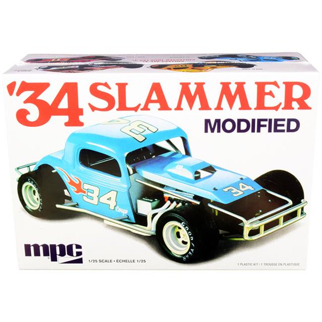 MPC Skill 2 Model Kit 1934 Slammer Modified 1 by 25 Scale Model Car ...