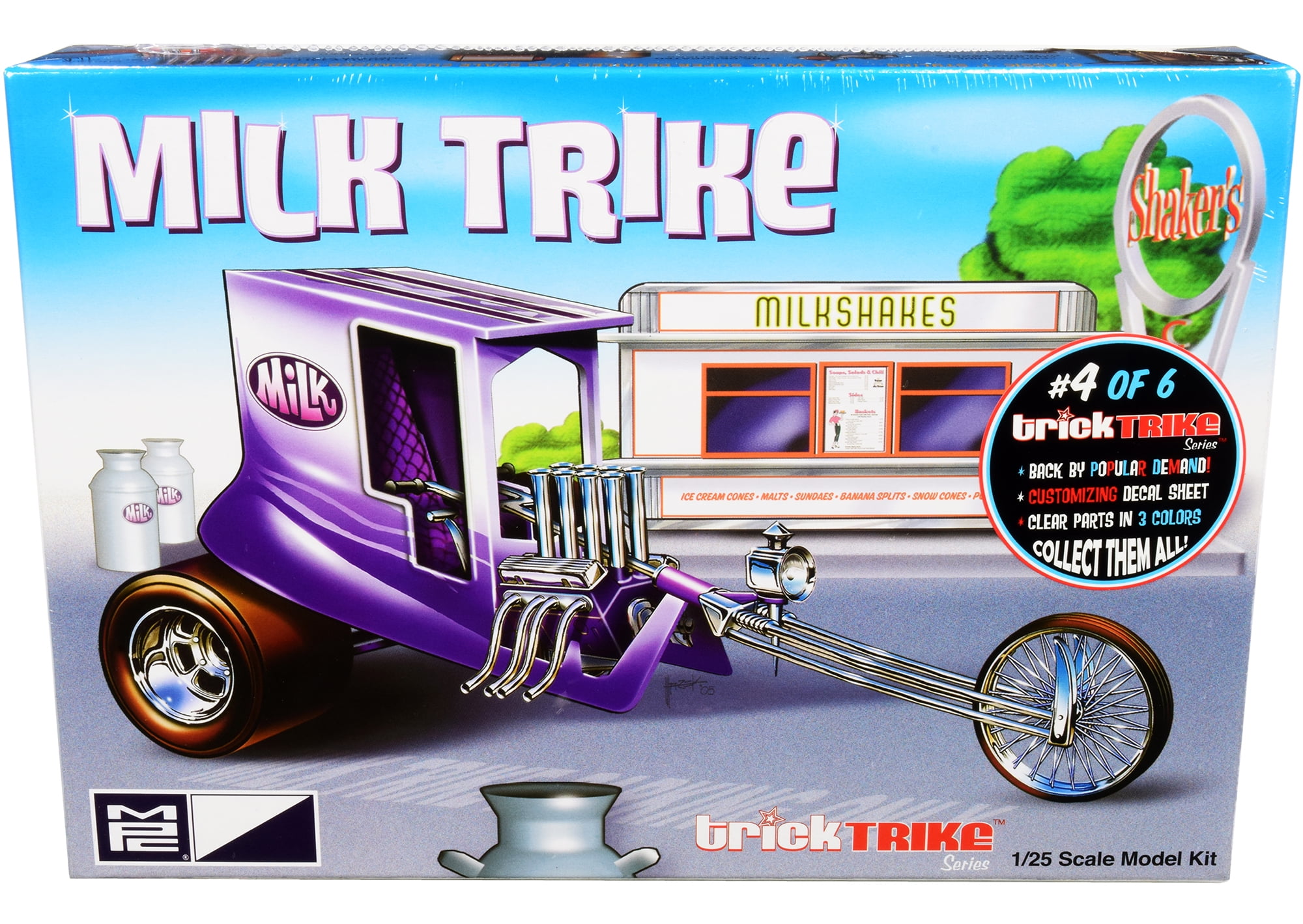 MPC Skill 2 Model Kit - Milk Trike "Trick Trikes" Series 1/25 Scale ...