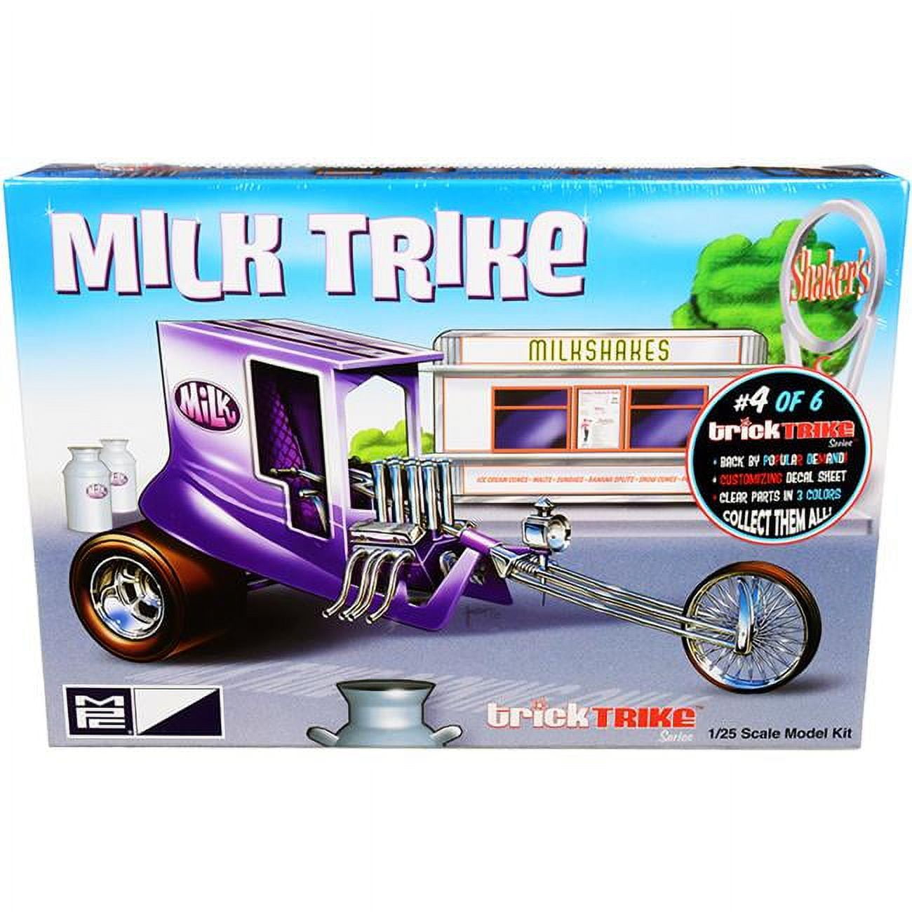 MPC Skill 2 Model Kit Milk Trike Trick Trikes Series 1 by 25 Scale ...