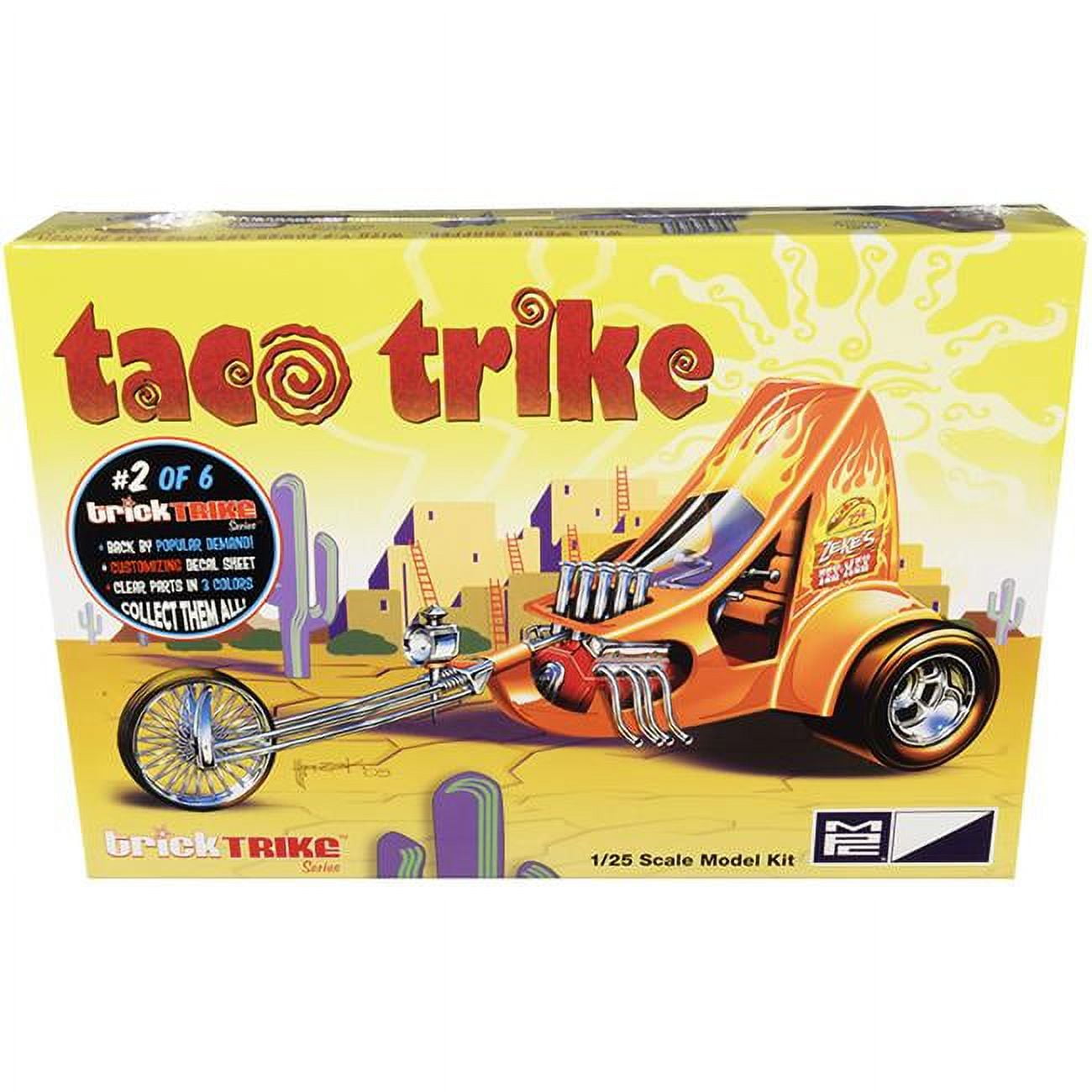 MPC Skill 2 Model Kit Taco Trike Trick Trikes Series 1-25 Scale Model ...