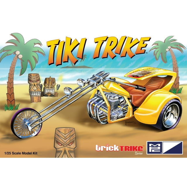 MPC Skill 2 Model Kit Tiki Trike "Trick Trikes" Series 1/25 Scale Model ...