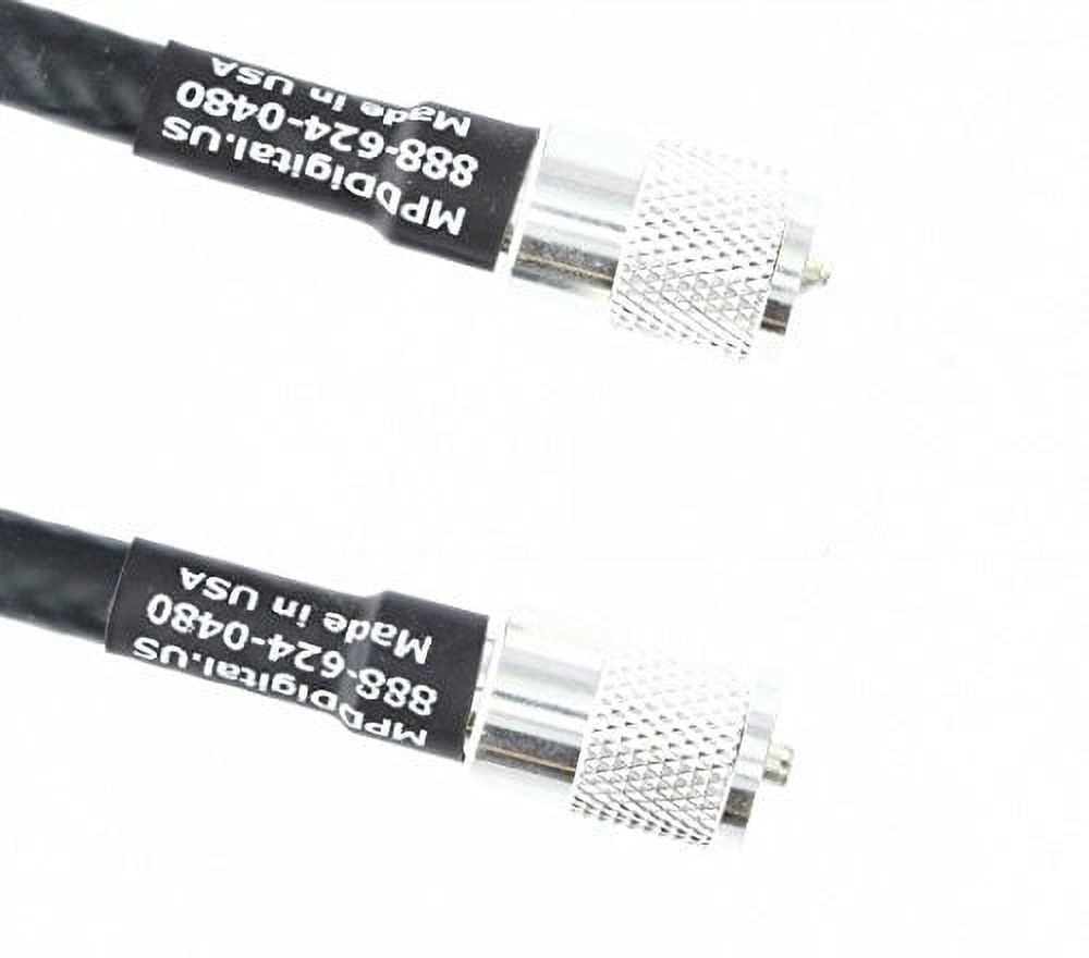 MPD Digital I RG213 Coax Cable I PL259 to PL259 UHF Connectors I Low ...
