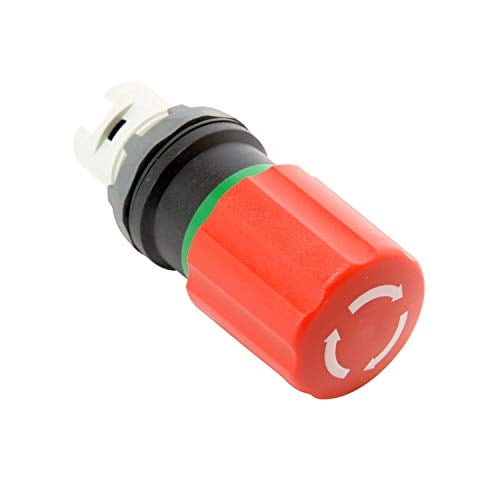 MPET3-10R Emergency Stop Operator, 30 mm, Twist Release, Red - Walmart.com