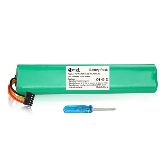 MPF Products Battery for Neato Botvac Series, 12V 3500mAh Ni-MH, 1 Year ...
