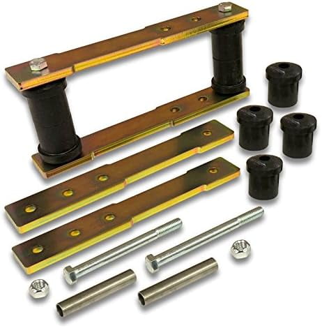 MPI 1" to 4" Adjustable 3-Position Rear Leaf Spring Shackle Lift Kit ...
