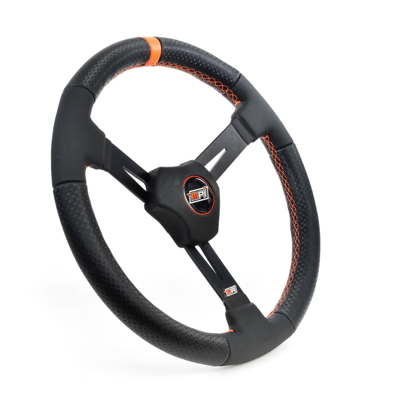 MPI MPI-DM3-15-XL Dirt Oval Track Aluminum Steering Wheel, 15 In ...