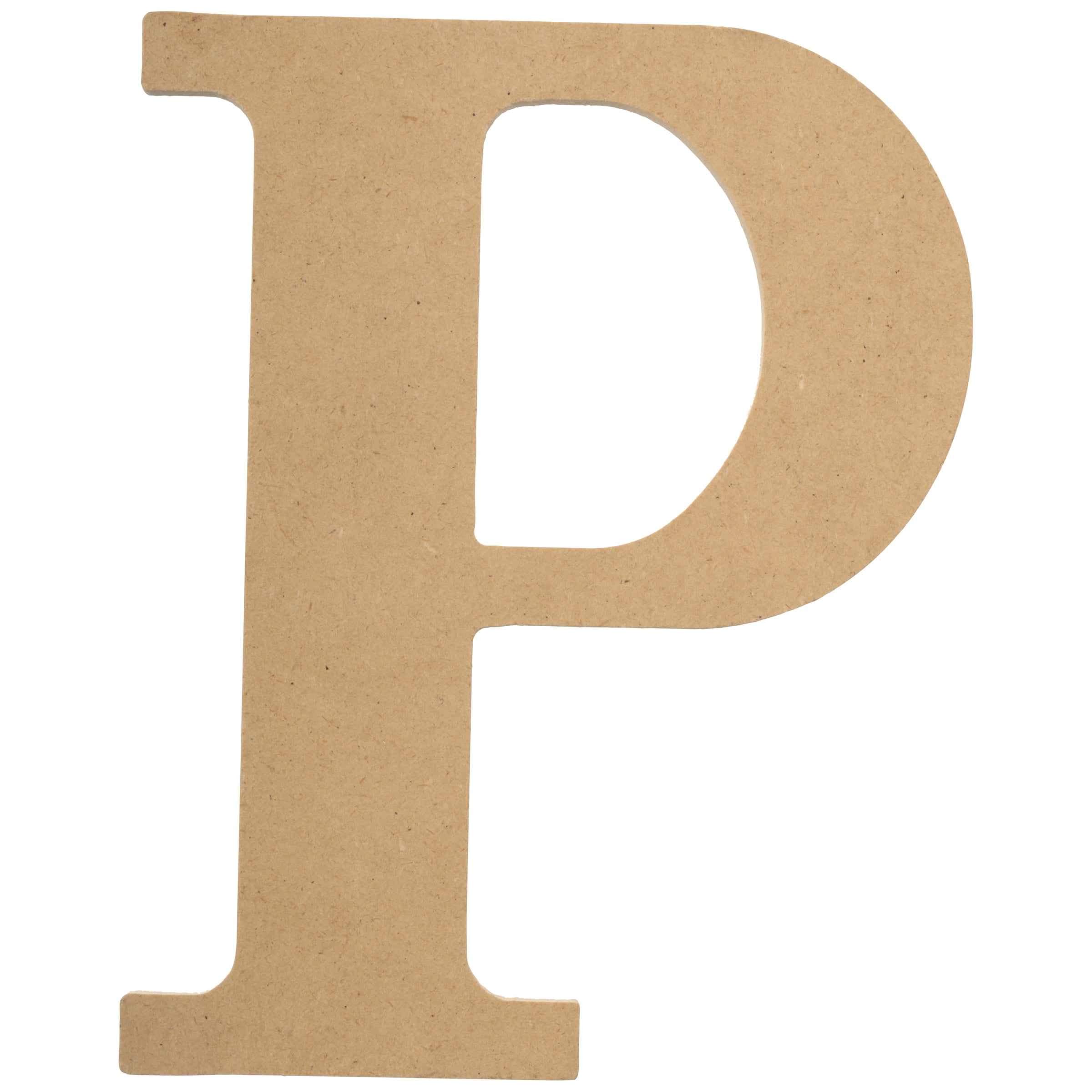 MPI WOOD PRODUCTS Classic Wood Letter P Decoration - Walmart.com