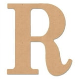 MPI WOOD PRODUCTS Unfinished Wood - Letter "R" 8" - Walmart.com