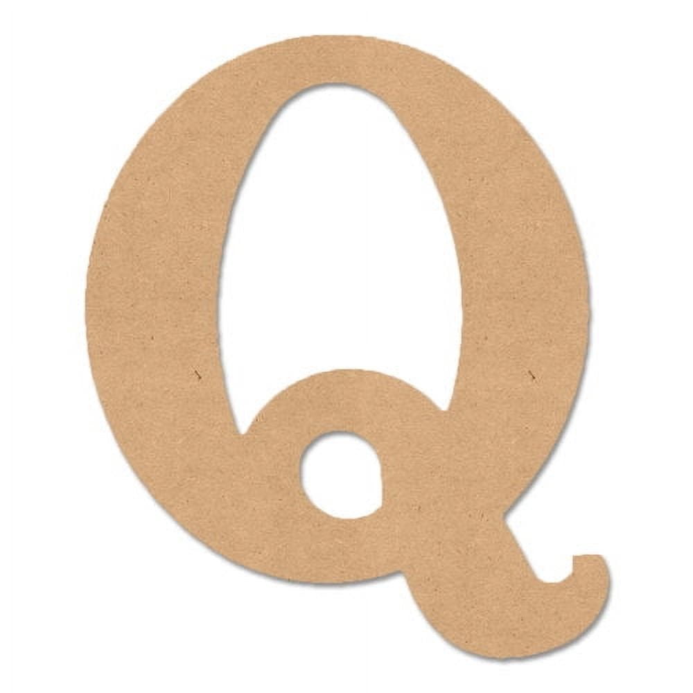 MPI Wood 8" Letter Classic Font Q - Walmart.com
