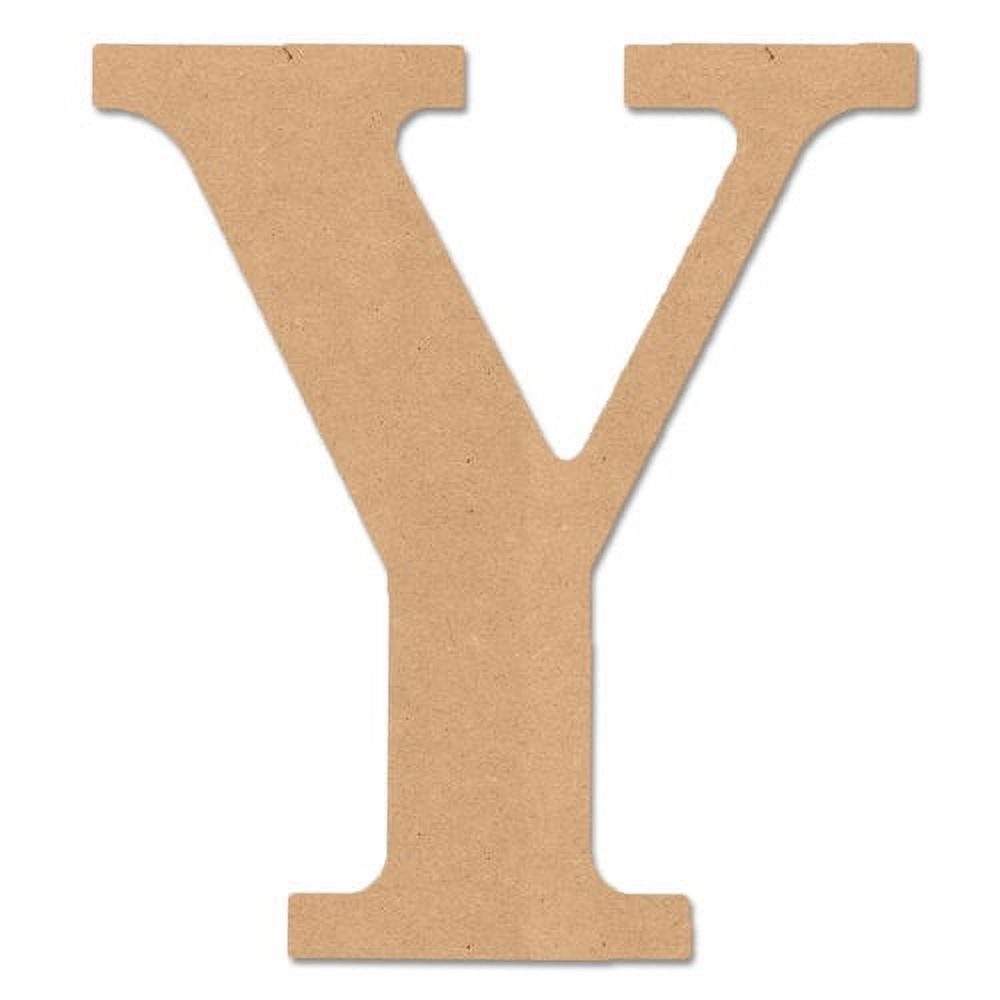 MPI Wood 8" Letter Classic Font Y - Walmart.com