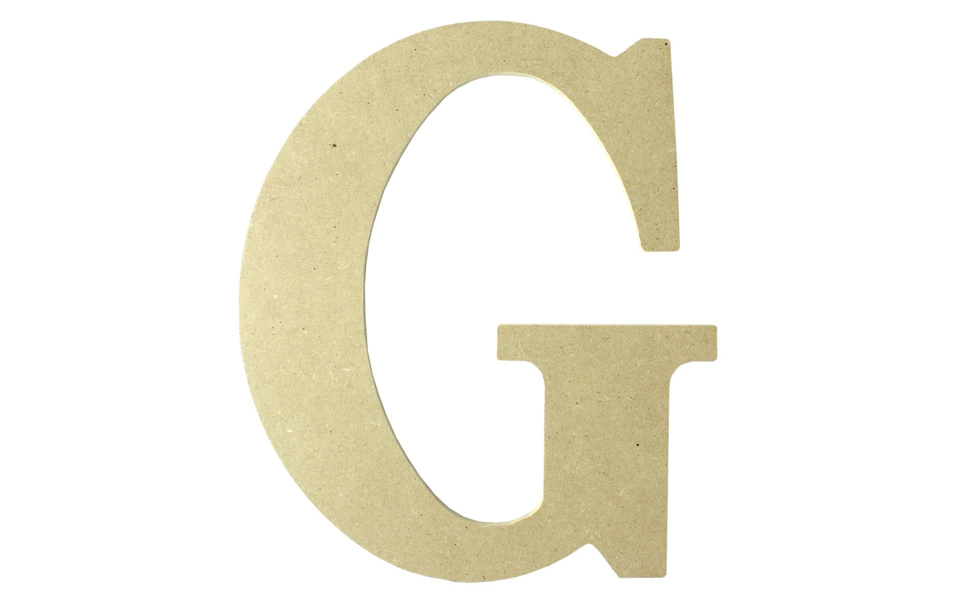 MPI Wood Letter 9.5" MDF G - Walmart.com