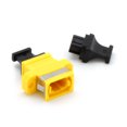 MPO Singlemode Adapter Key-Up/Key-Down with Flange Yellow (20 Pack ...