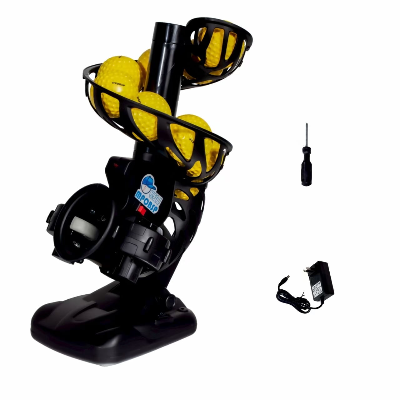 MPOBSP Upgraded Electronic Baseball Pitching Machine for Youth ...