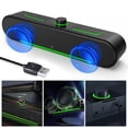 MPOW Bluetooth 5.3 Computer Soundbar - HiFi Stereo, USB Wired ...