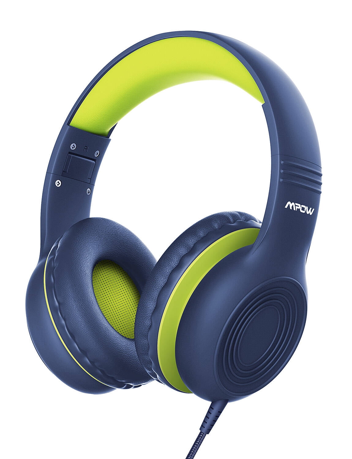 MPOW Kids Headphones, Wired Over-Ear Headset with Mic, 94dB Volume ...