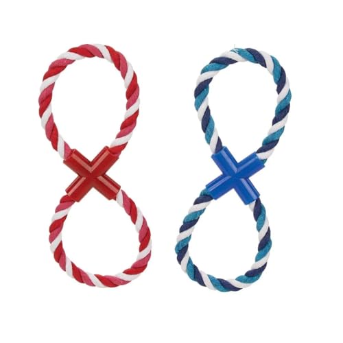 MPP Figure 8 Dog Toys Fun and Colorful Choices Tug Toss Fetch Play ...