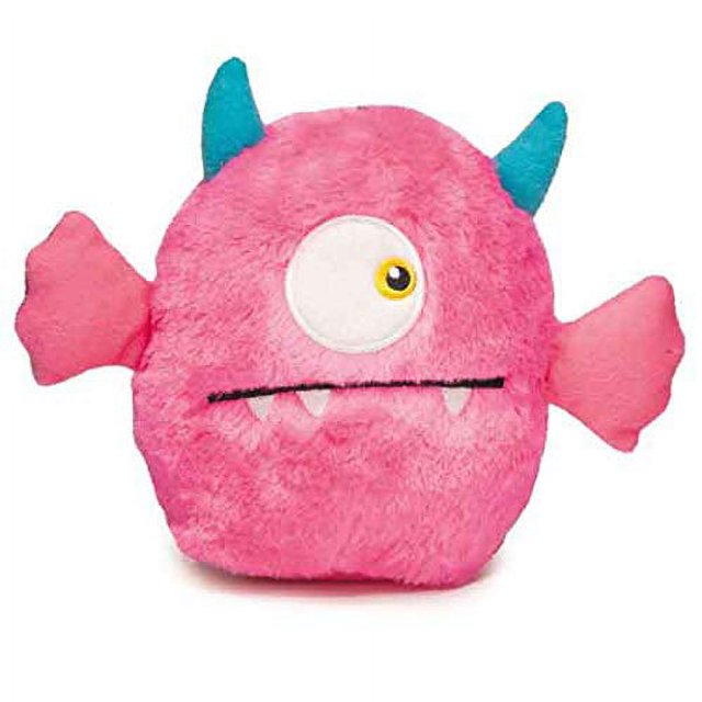 MPP Rock Monster Plush Squeaker Dog Toy, Pink - Walmart Business Supplies