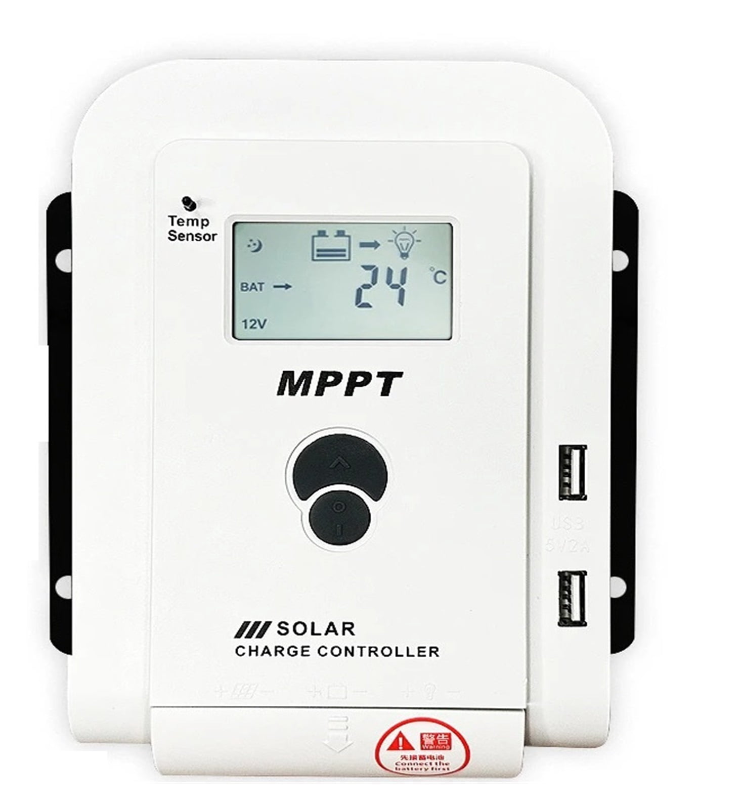 MPPT 12V/24V Auto Work 40A Solar Charger Controller Battery Charger ...