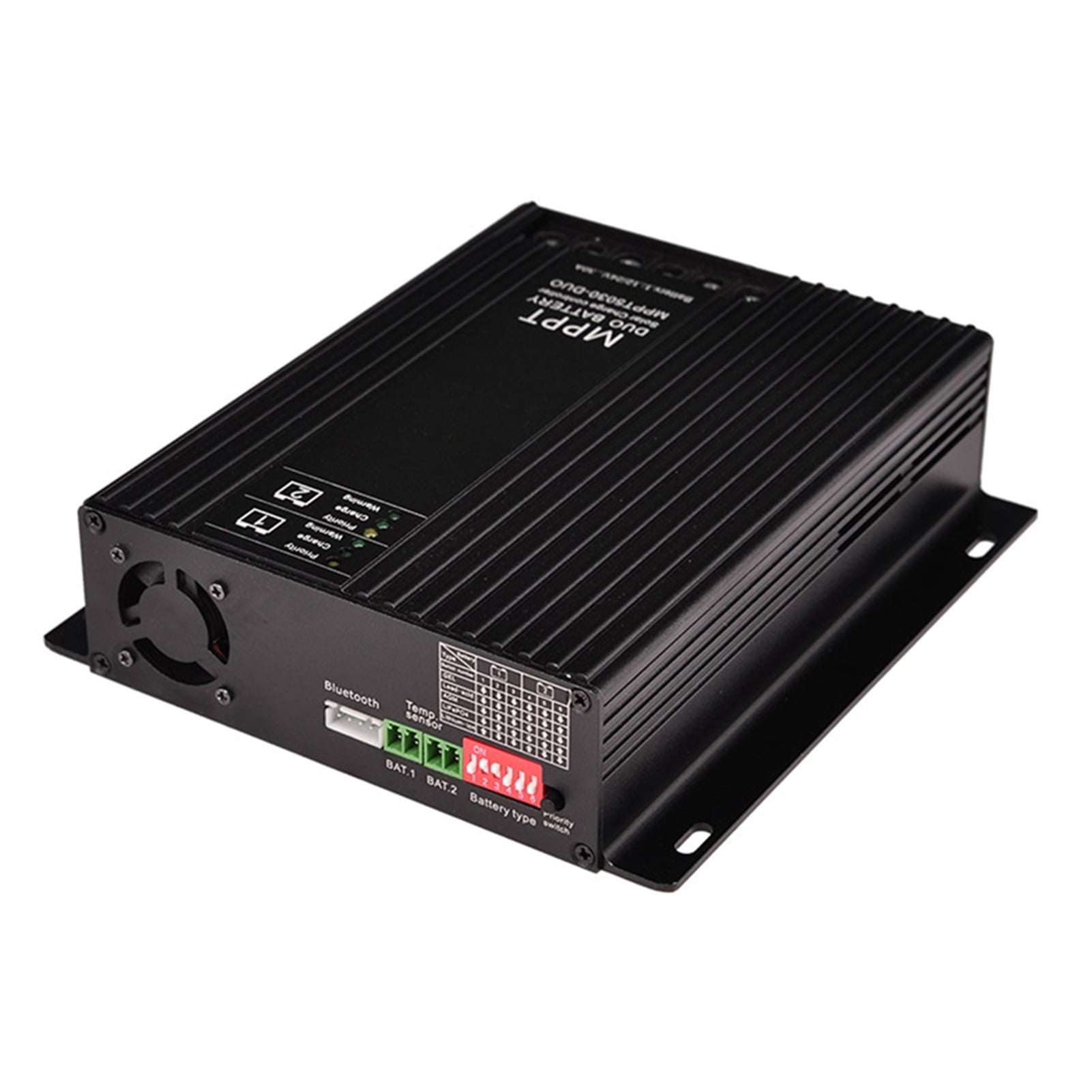 MPPT 30a Controller 12V 24V Dual Battery Solar Charger Controller With ...