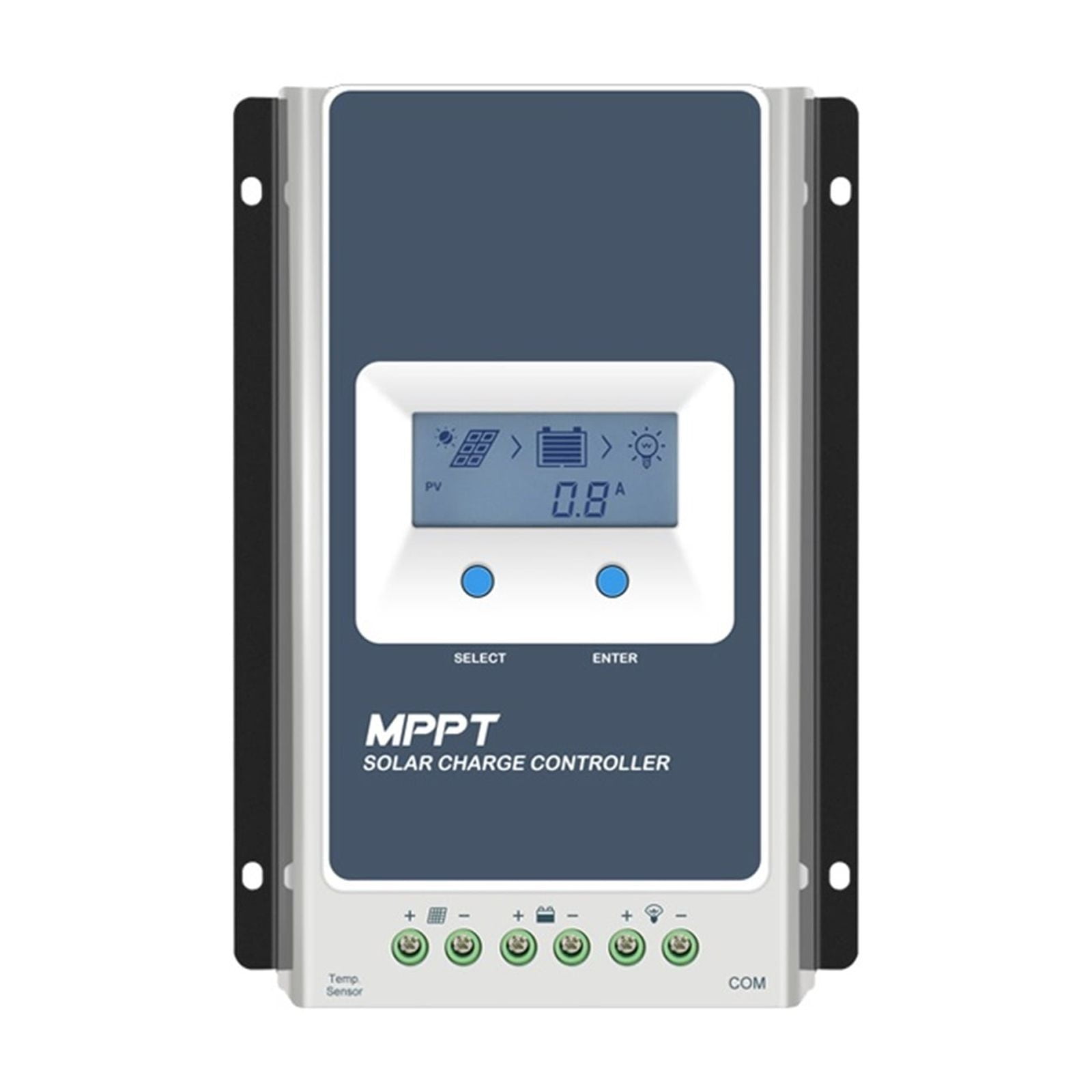 MPPT 40A 30A 20A 10A Solar Char Controller 12V 24V Auto Solar Panels ...