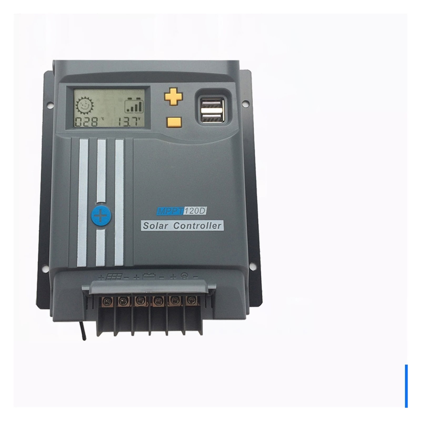 MPPT 40A/30A/20A/10A Solar Charger Controller 12V 24VAuto With WIFI LCD ...