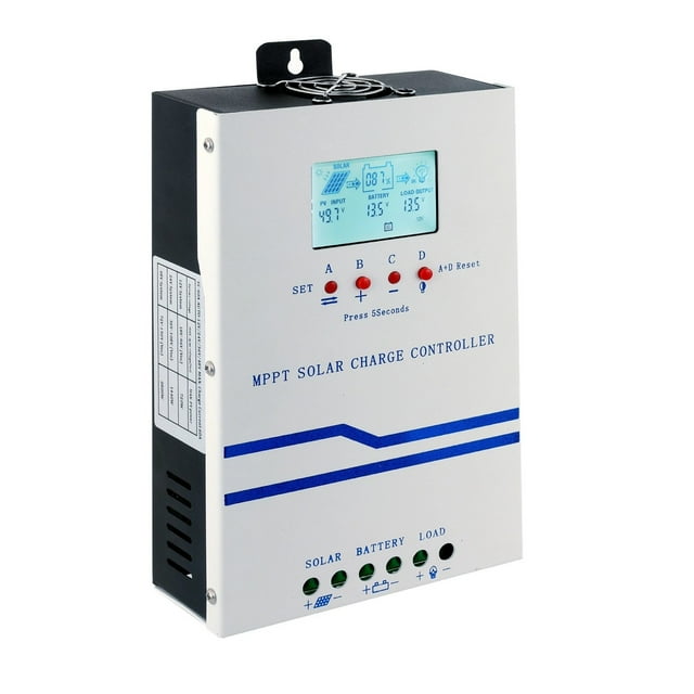 MPPT 60A Solar Charger Controller 12V 24V 36V 48V Auto Battery Charger Solar Panel Regulator Max ...