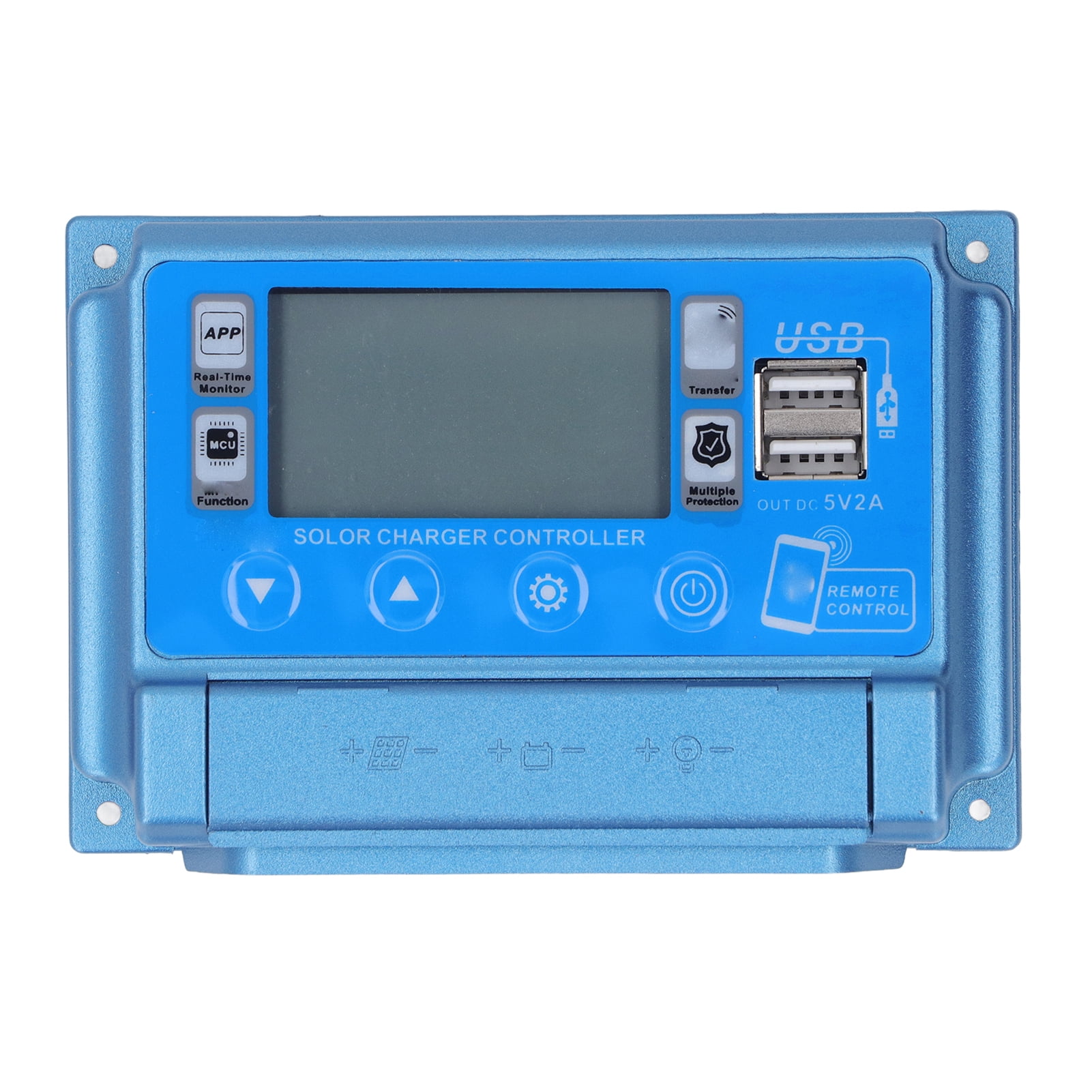 MPPT Solar Charge Controller 12V 24V 36V 48V 60V Self Adaption Dual USB ...