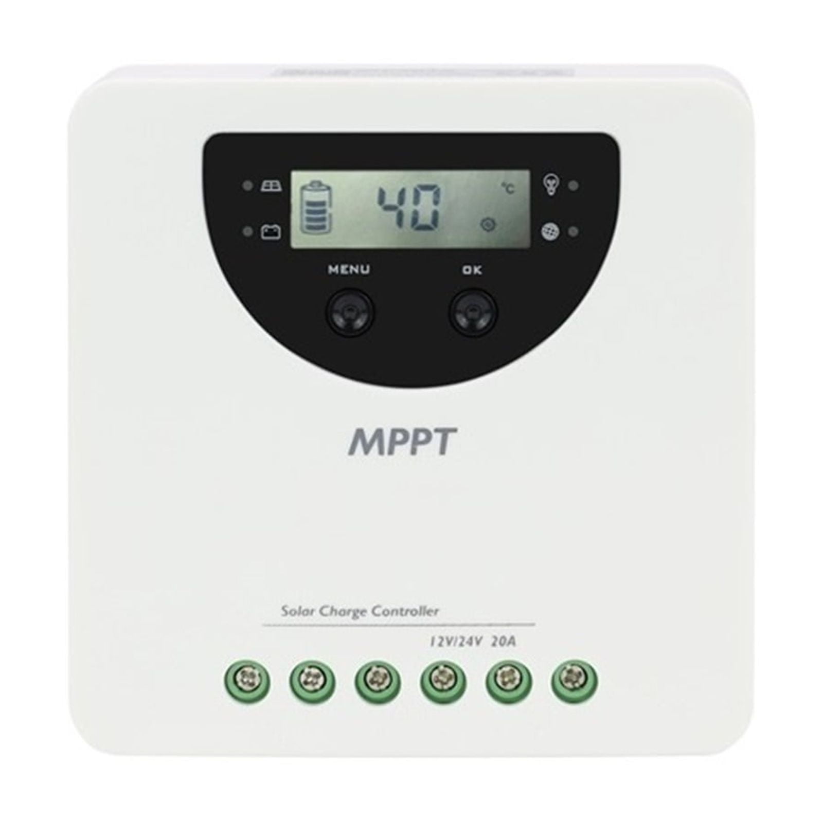 MPPT Solar Charge Controller 20A 12V 24V Auto Liquid GEL AGM Lithium ...