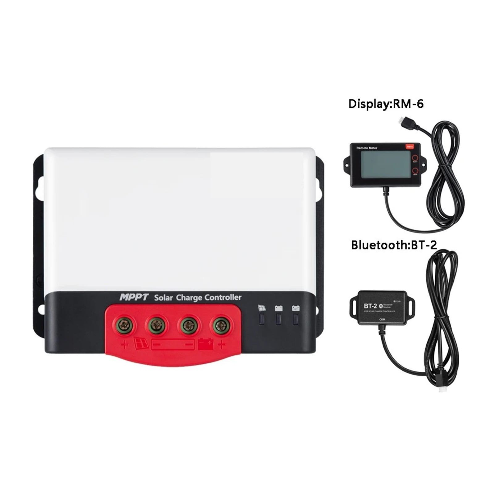 MPPT Solar Charge Controller 40A 12V 24V Solar Power Regulator With BT ...