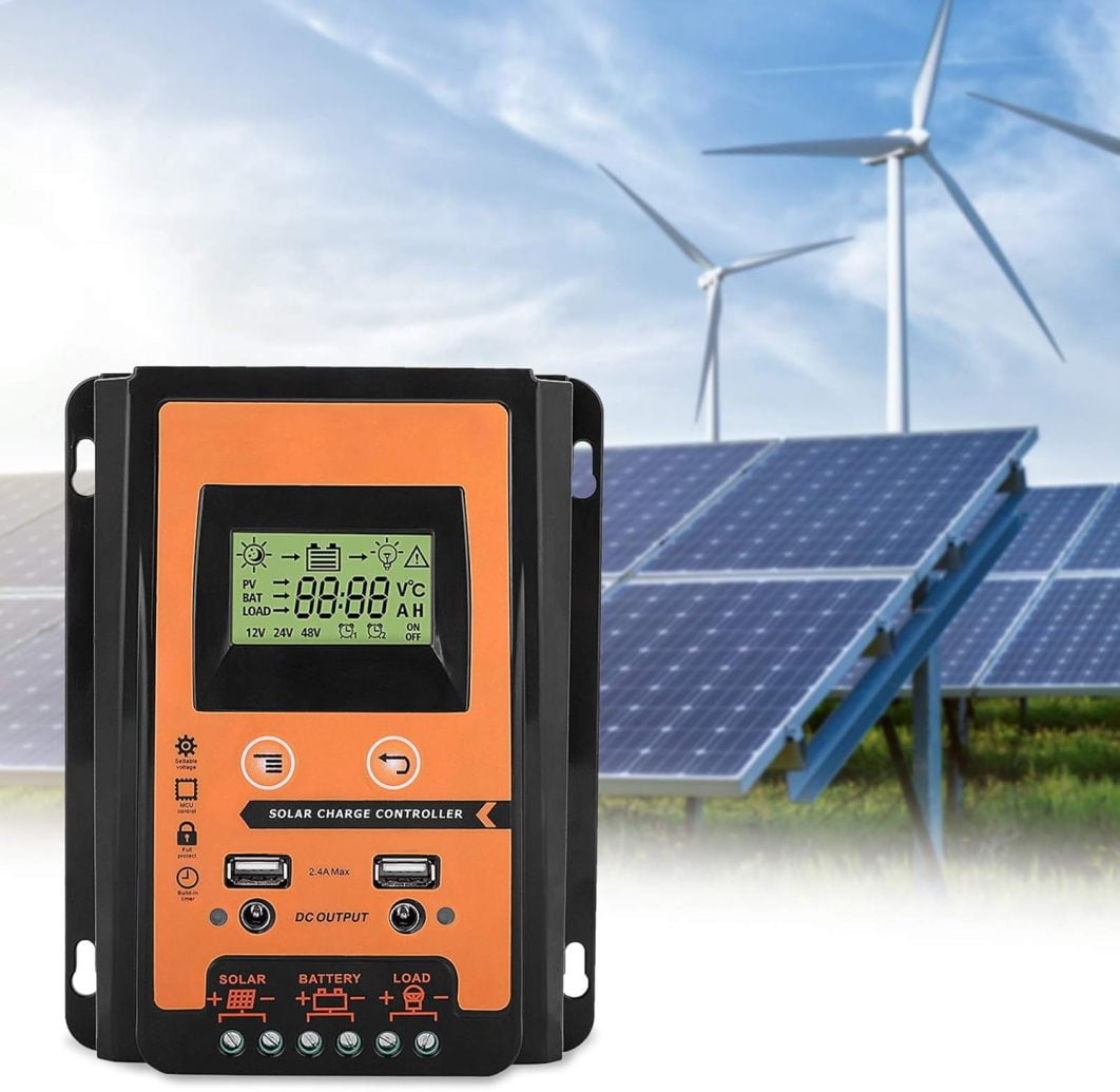 MPPT Solar Controller, 12V/24V 30A/50A/70A Solar Panel Battery ...