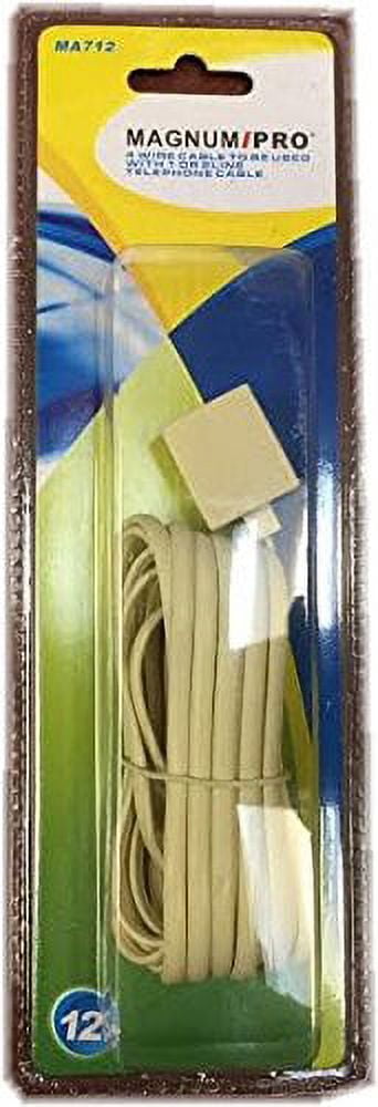 MPRO MA712 12FT 4 Wire telephone coupler - Walmart Business Supplies